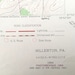 Antique Millerton, Pennsylvania 1954 US Geological Survey Topographic ...