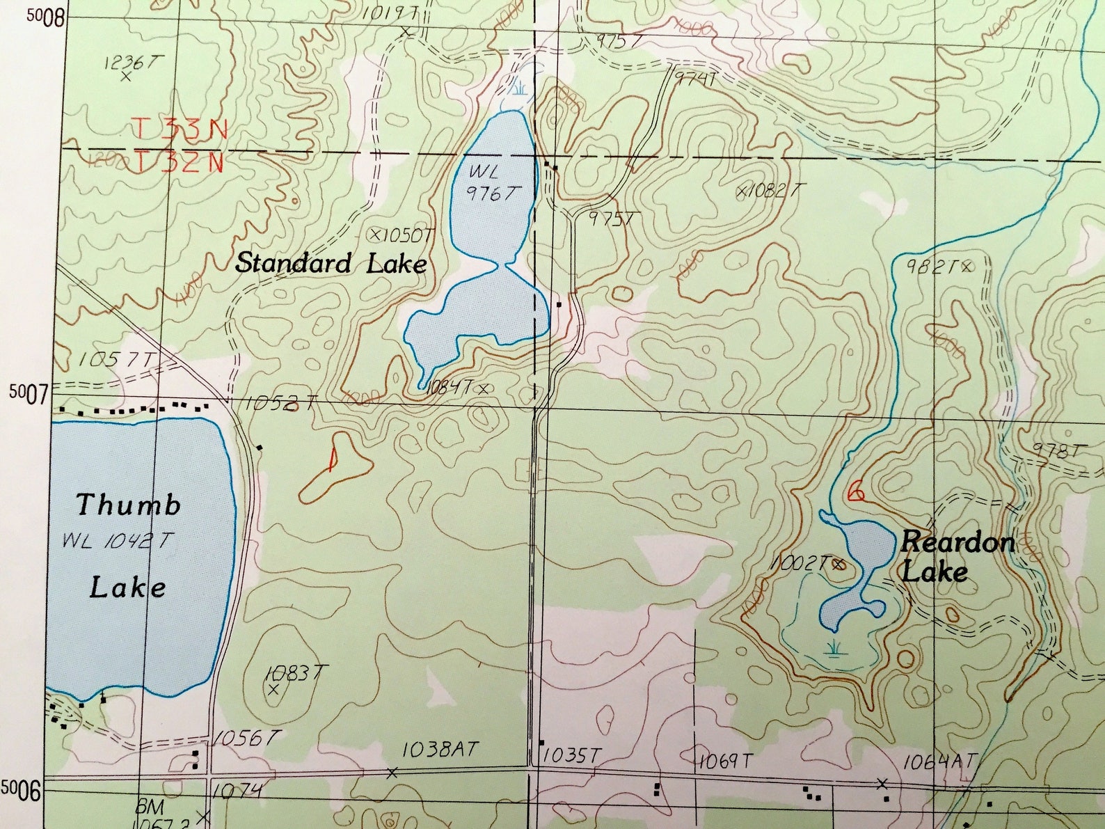 Antique Vanderbilt Michigan 1986 US Geological Survey | Etsy