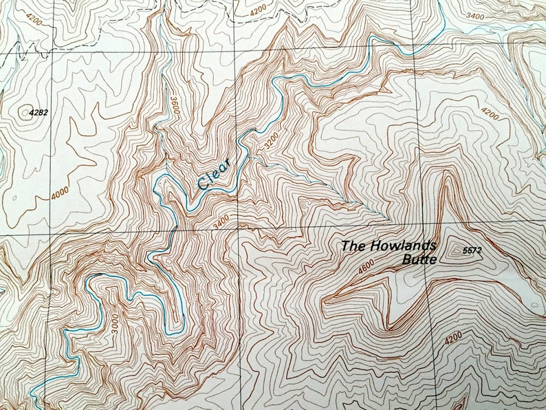 Antique Phantom Ranch Arizona 1988 US Geological Survey | Etsy