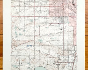 Antique Fort Logan, Colorado 1965 US Geological Survey Topographic Map ...