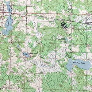 Antique Cromwell, Minnesota 1961 US Geological Survey Topographic Map ...
