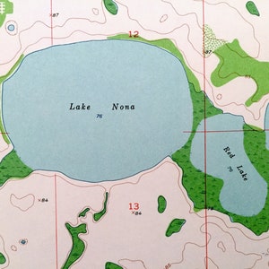 Antique Pine Castle, Florida 1953 US Geological Survey Topographic Map ...