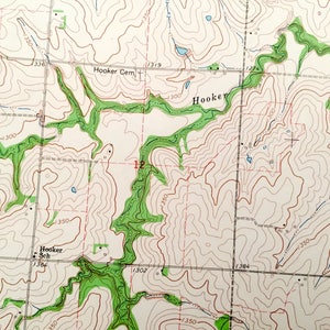 Antique Sterling, Nebraska 1965 US Geological Survey Topographic Map ...