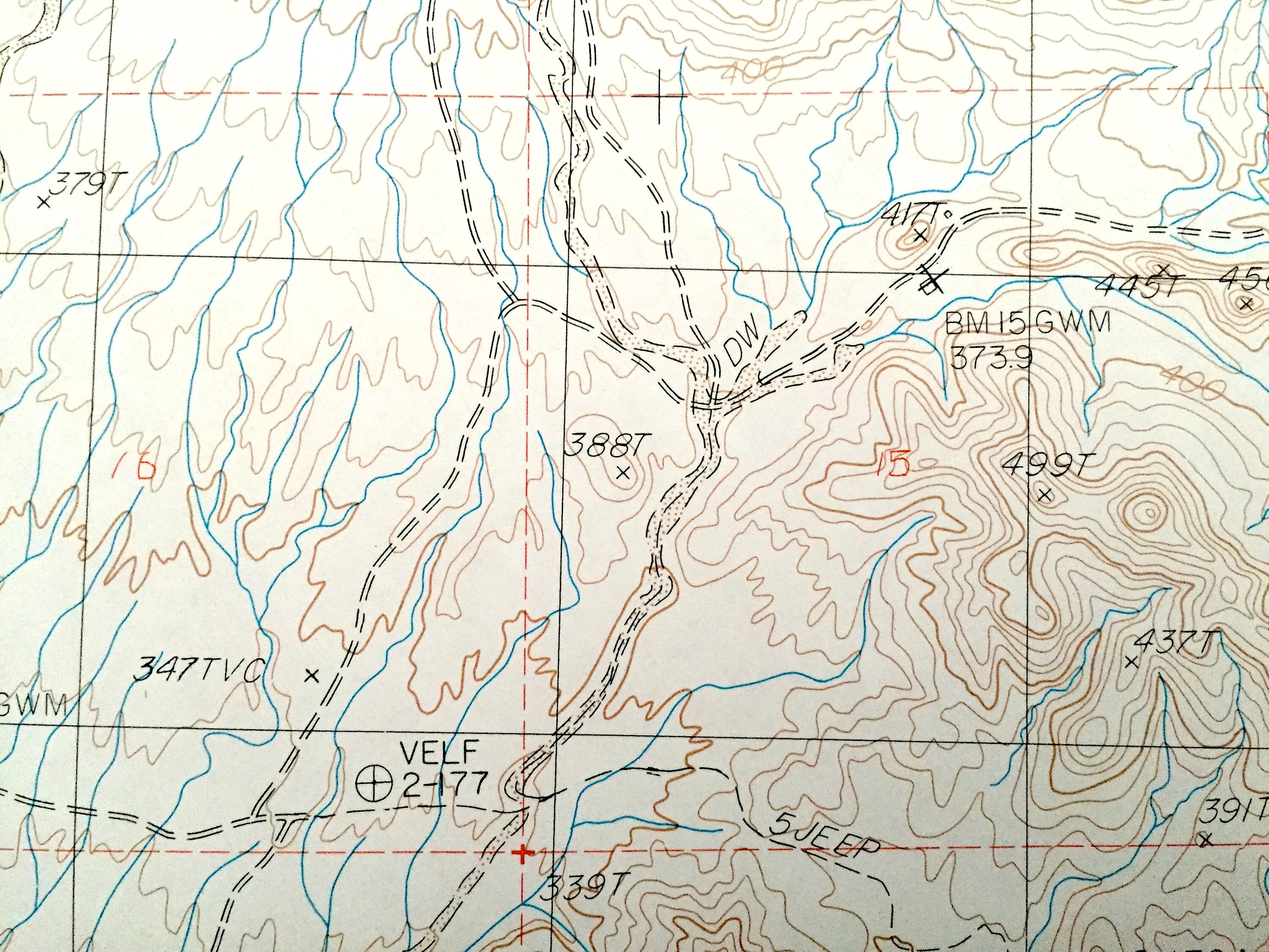 Antique Palen Pass California 1983 US Geological Survey | Etsy