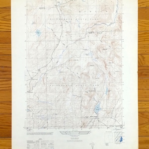 Antique Jackson Summit, New York 1945 US Geological Survey Topographic ...