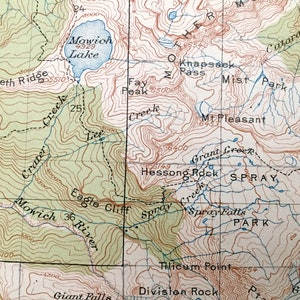 Antique Mt Rainier National Park 1928 US Geological Survey Topographic ...