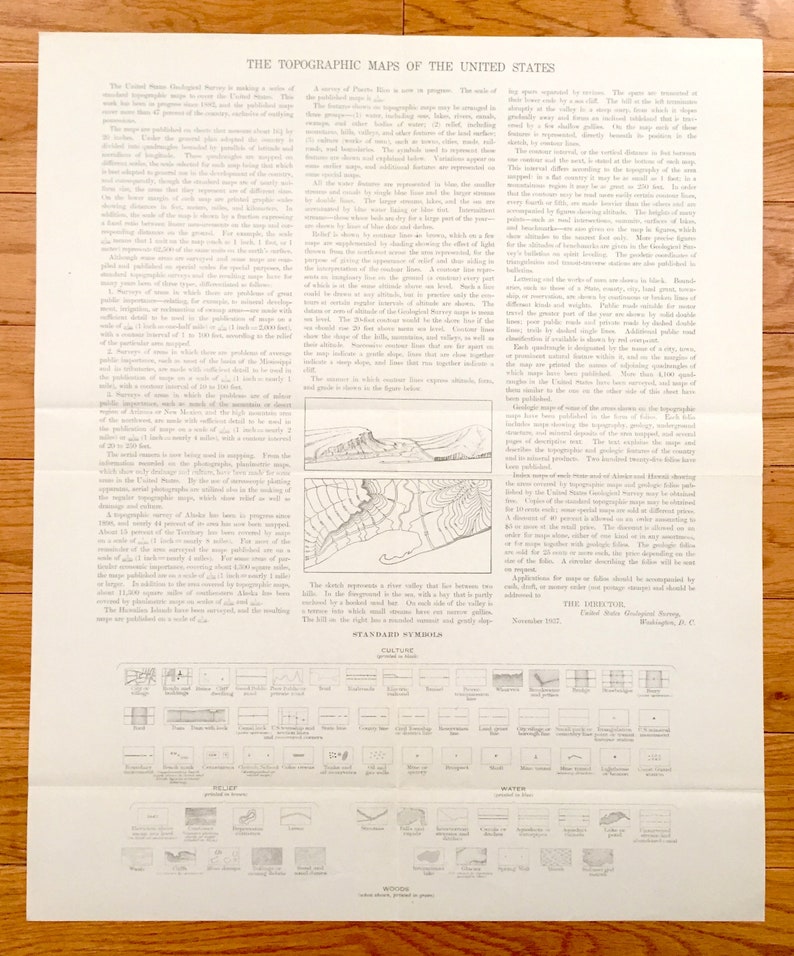 Antique Eccles, West Virginia 1932 US Geological Survey Topographic Map ...