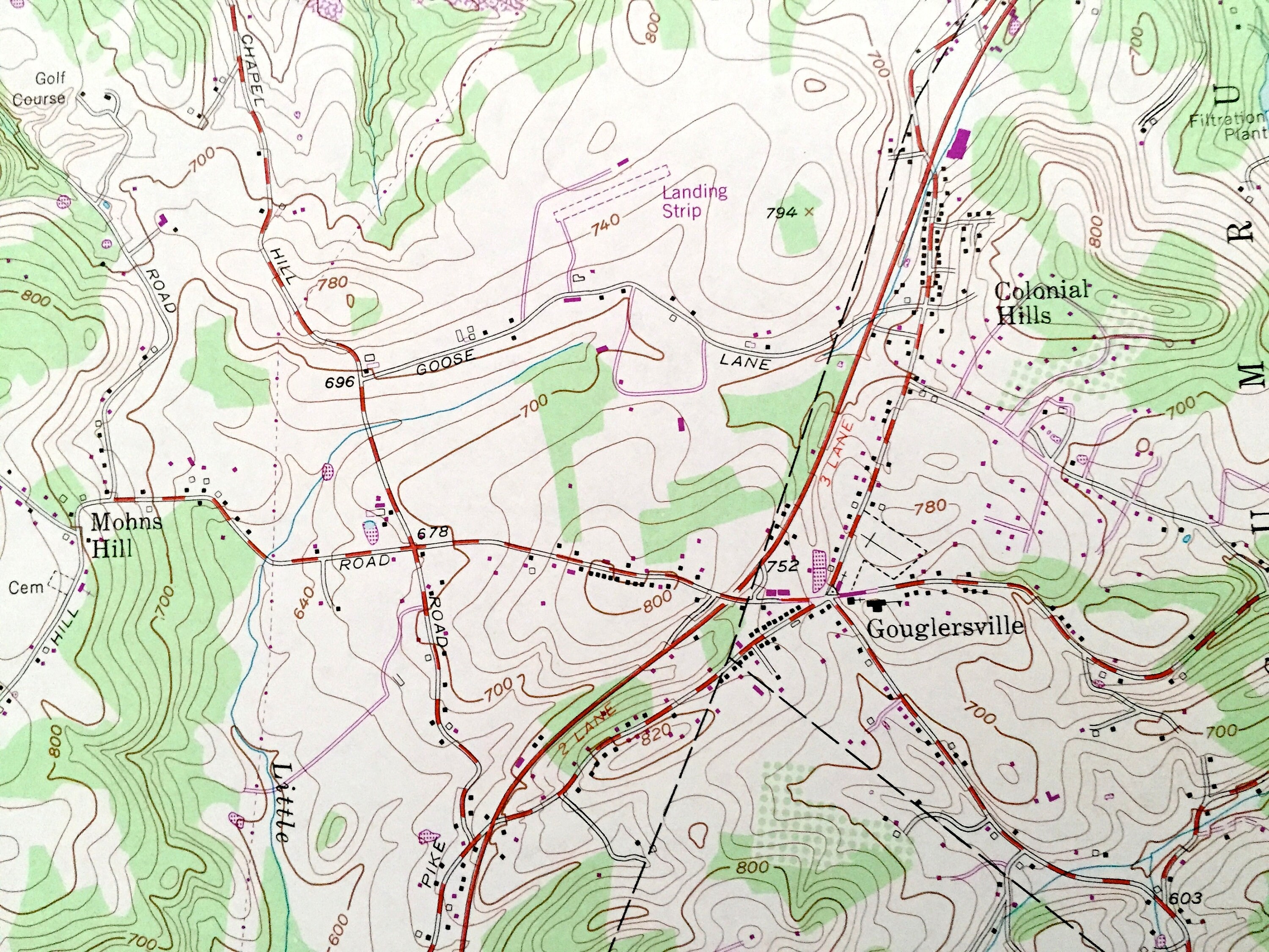 Antique Sinking Spring Pennsylvania 1955 US Geological Survey - Etsy Canada