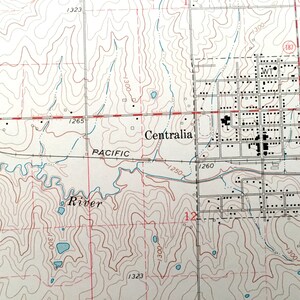 Antique Centralia, Kansas 1969 US Geological Survey Topographic Map ...