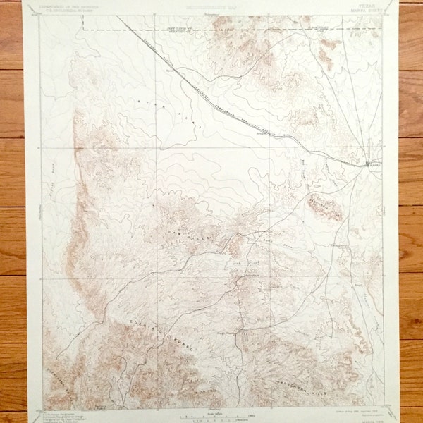 Presidio Tx Map - Etsy