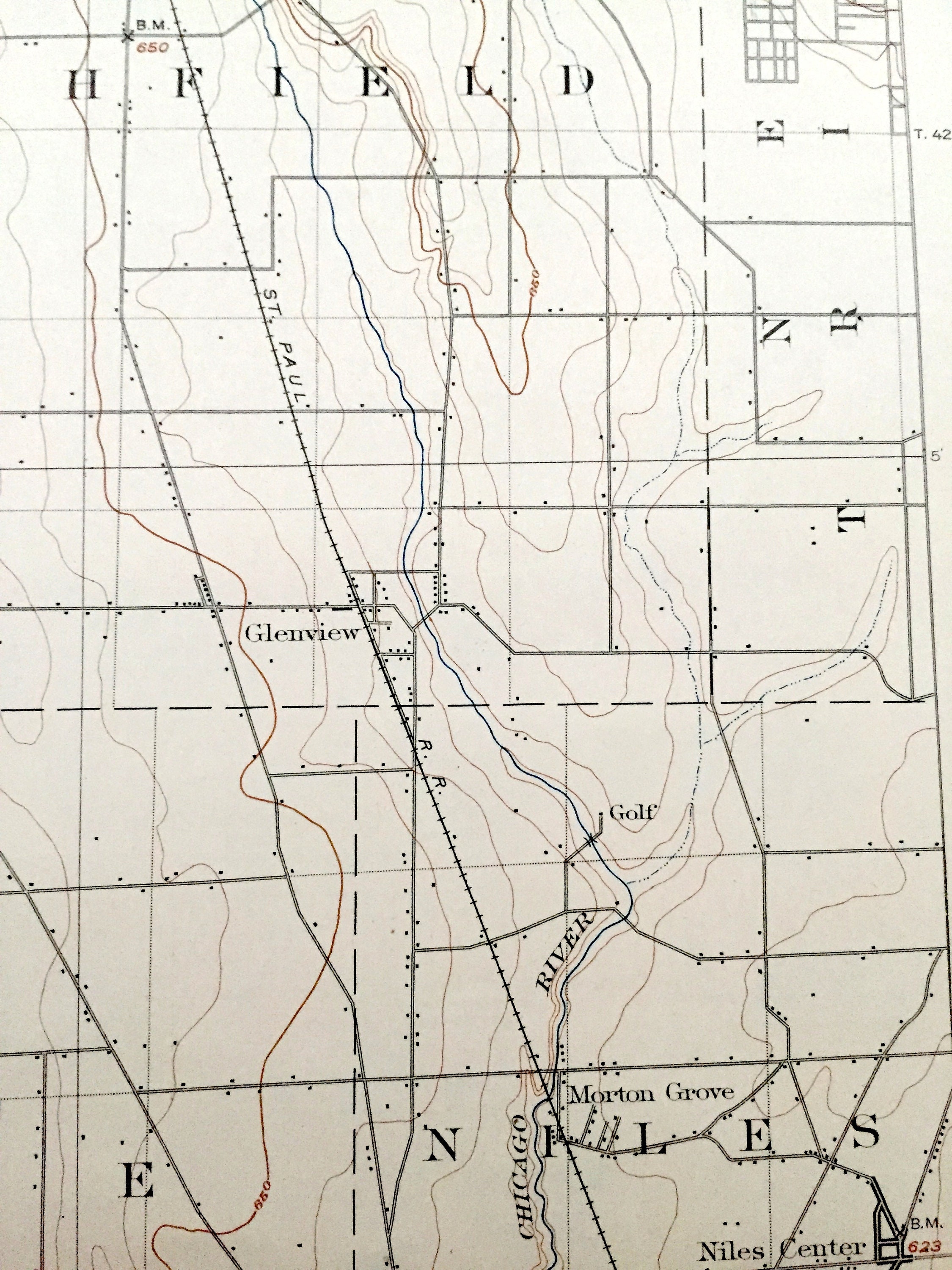 Antique Highwood Illinois 1900 US Geological Survey | Etsy