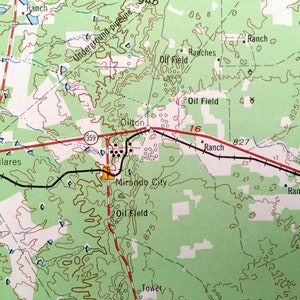 Antique Laredo, Texas 1956 US Geological Survey Topographic Map ...