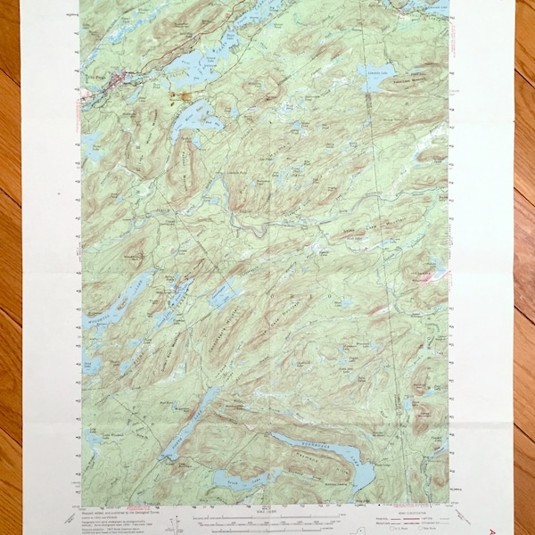 Antique Map of Old Forge Ny - Etsy UK