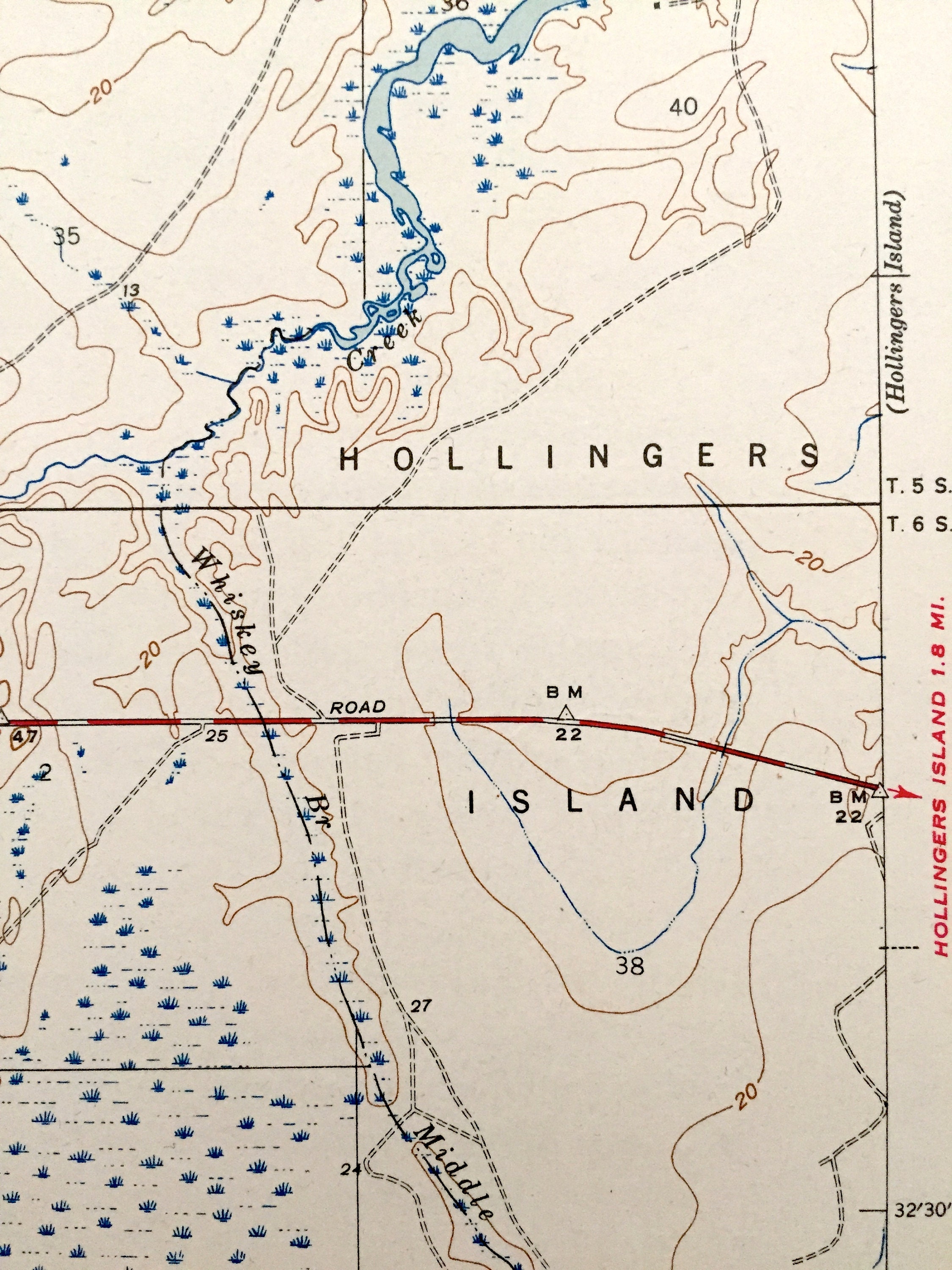 Antique Theodore Alabama 1943 US Geological Survey | Etsy