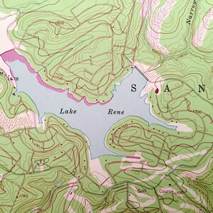 Antique Sabula, Pennsylvania 1959 US Geological Survey Topographic Map ...