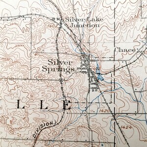 Antique Portage, New York 1905 US Geological Survey Topographic Map ...