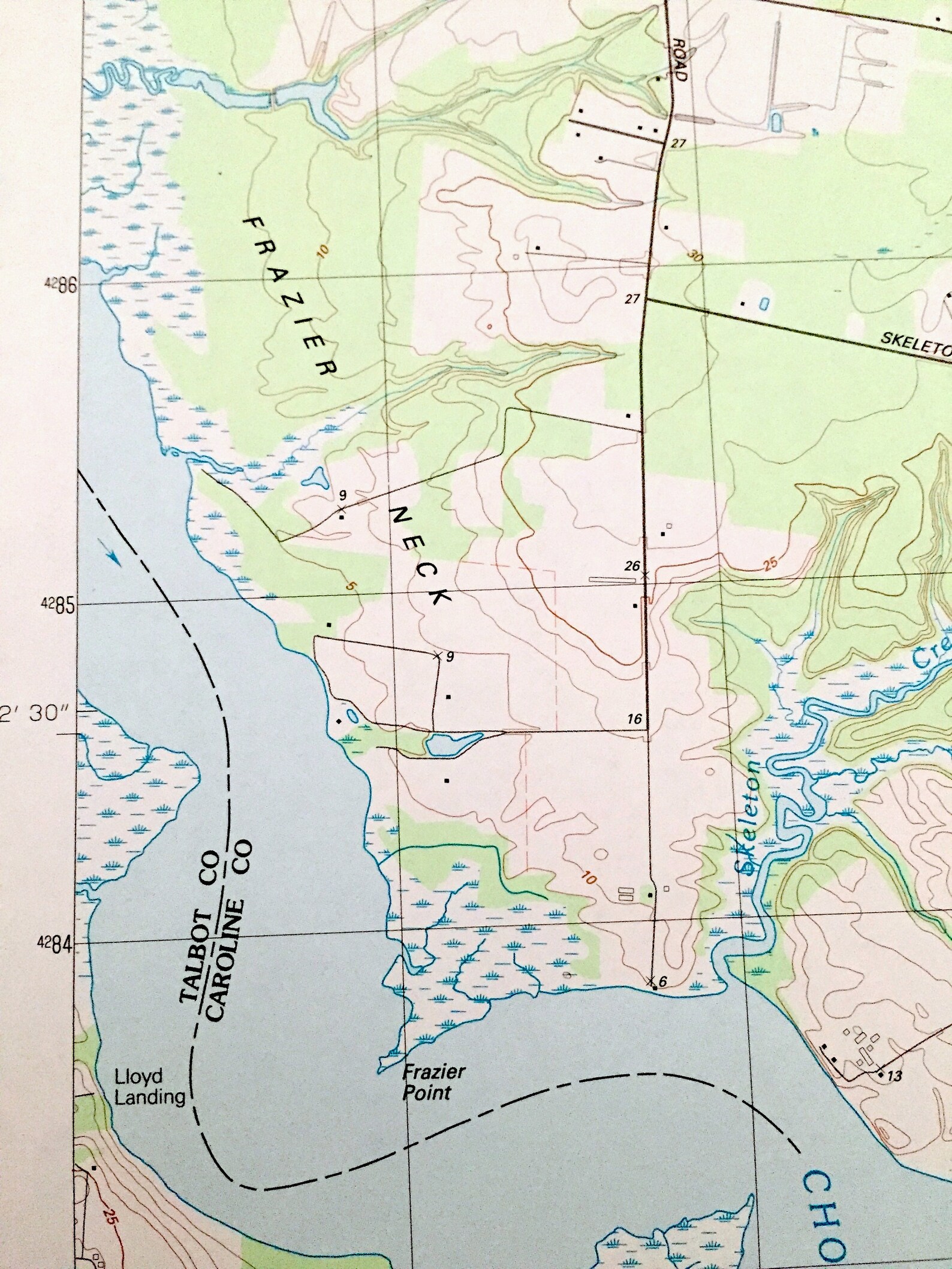 Antique Preston Maryland 1988 US Geological Survey - Etsy