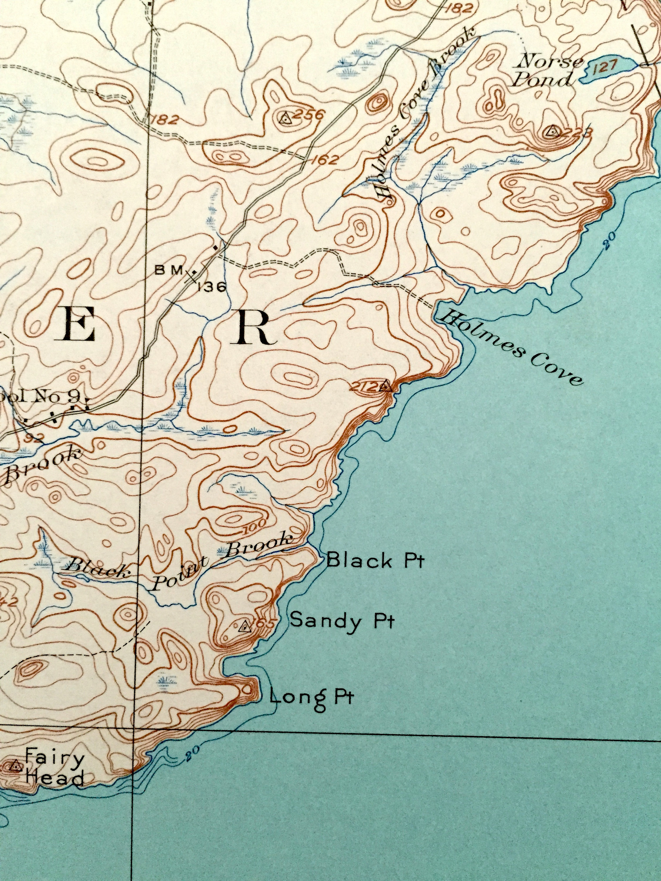 Antique Cutler Maine 1917 US Geological Survey Topographic - Etsy