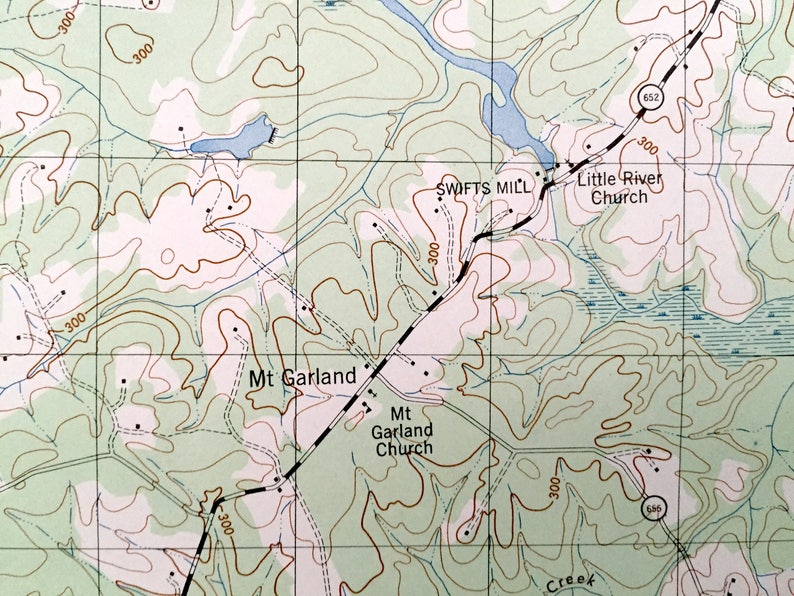 Antique Buckner Virginia 1943 US Army Topographic Map | Etsy