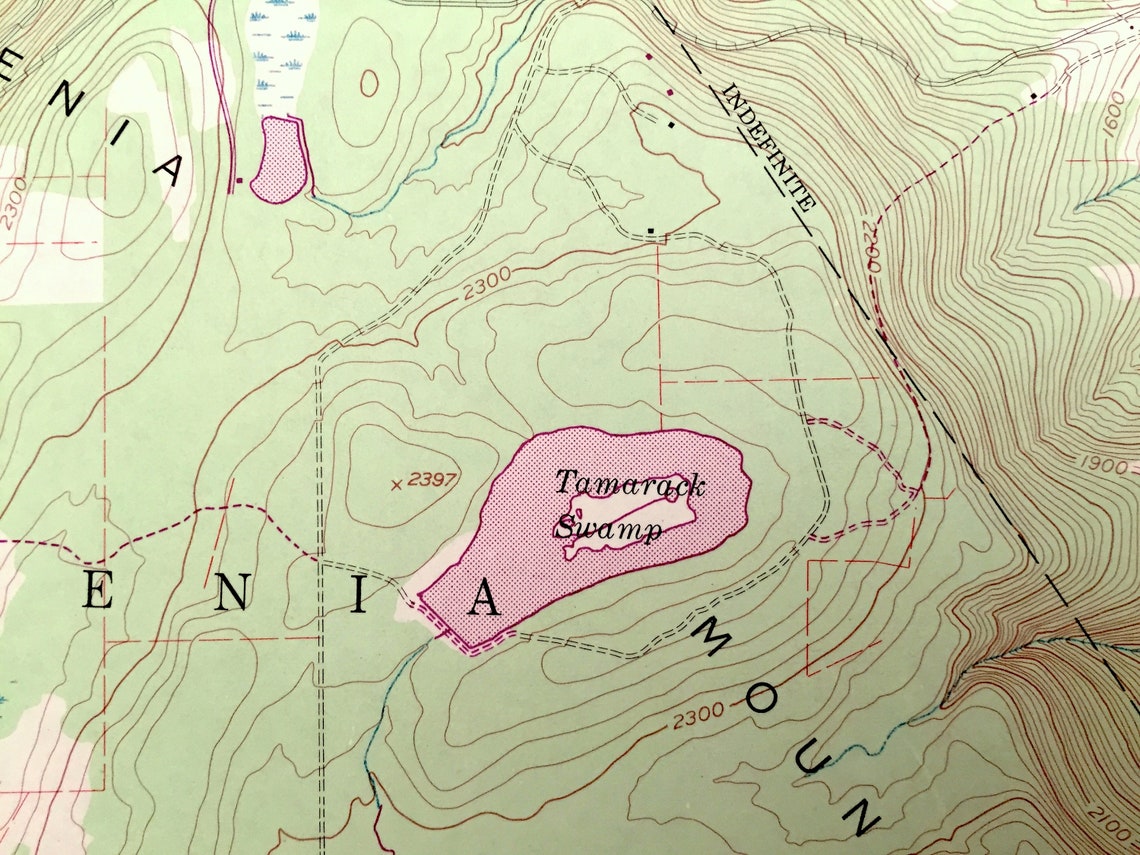 Antique Troy, Pennsylvania 1957 US Geological Survey Topographic Map ...