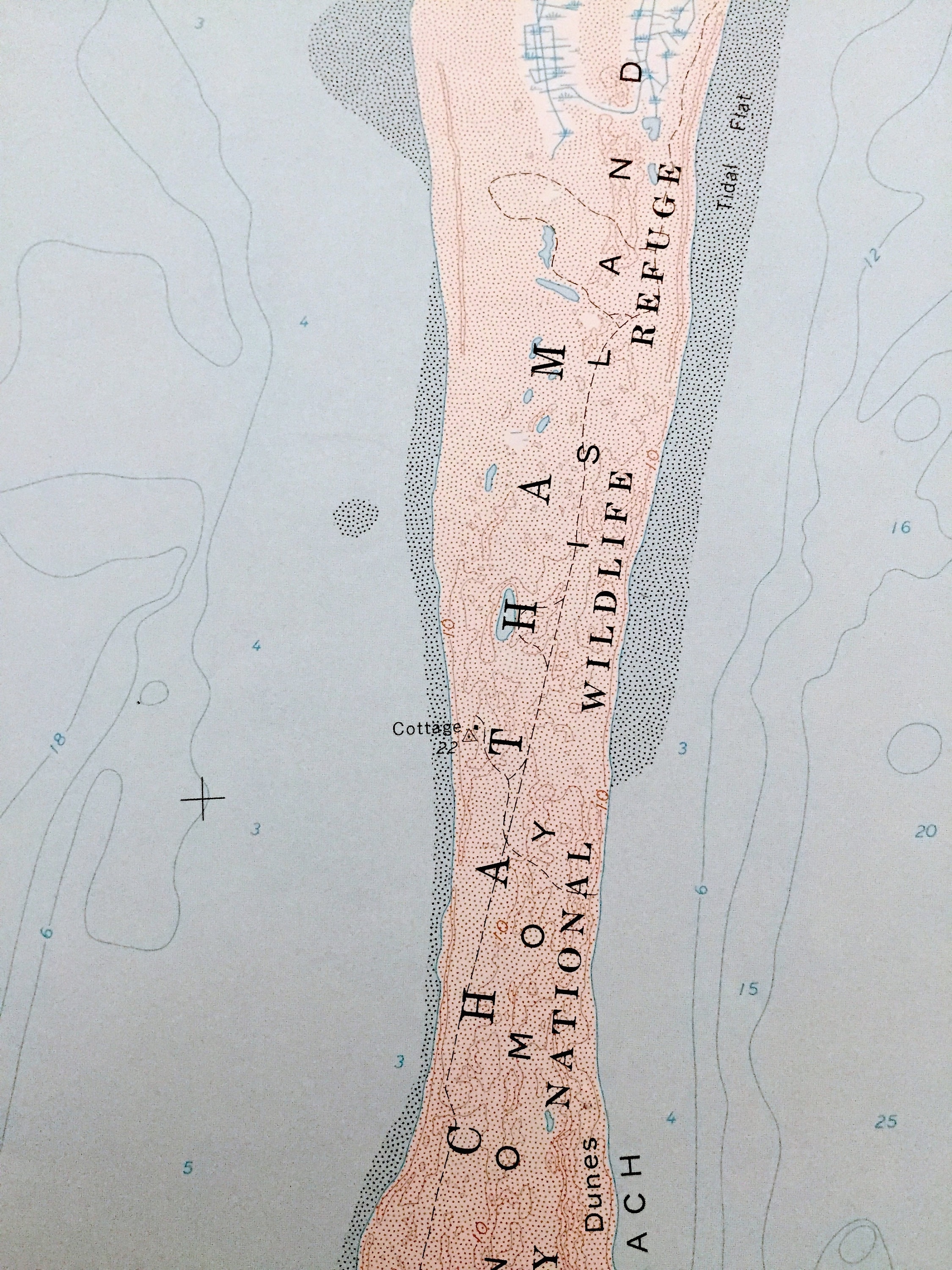 Antique Monomoy Point Massachusetts 1974 US Geological Survey | Etsy