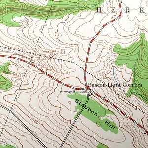 Antique Ilion, New York 1943 US Geological Survey Topographic Map ...