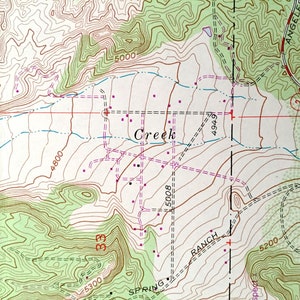 Antique Phelan, California 1956 US Geological Survey Topographic Map ...