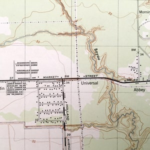 Antique Houston, Texas 1945 US Geological Survey Topographic Map ...