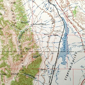 Antique Elko, Nevada 1962 US Geological Survey Topographic Map – Osino ...