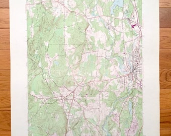 Map of Dayville - Etsy