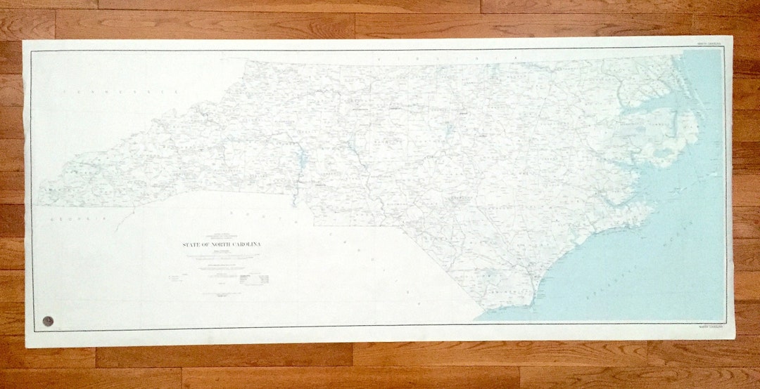 Antique North Carolina 1957 US Geological Survey Map – Outer Banks ...