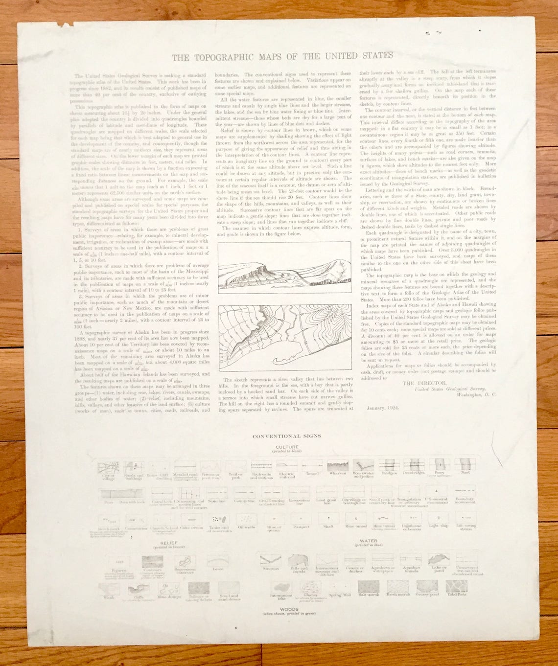 Antique Monson California 1927 US Geological Survey | Etsy