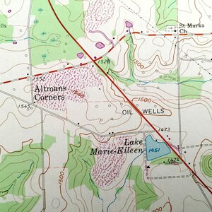 Antique Kossuth, Pennsylvania 1963 US Geological Survey Topographic Map ...
