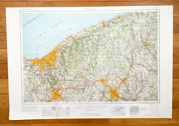 Cleveland Elevation Map