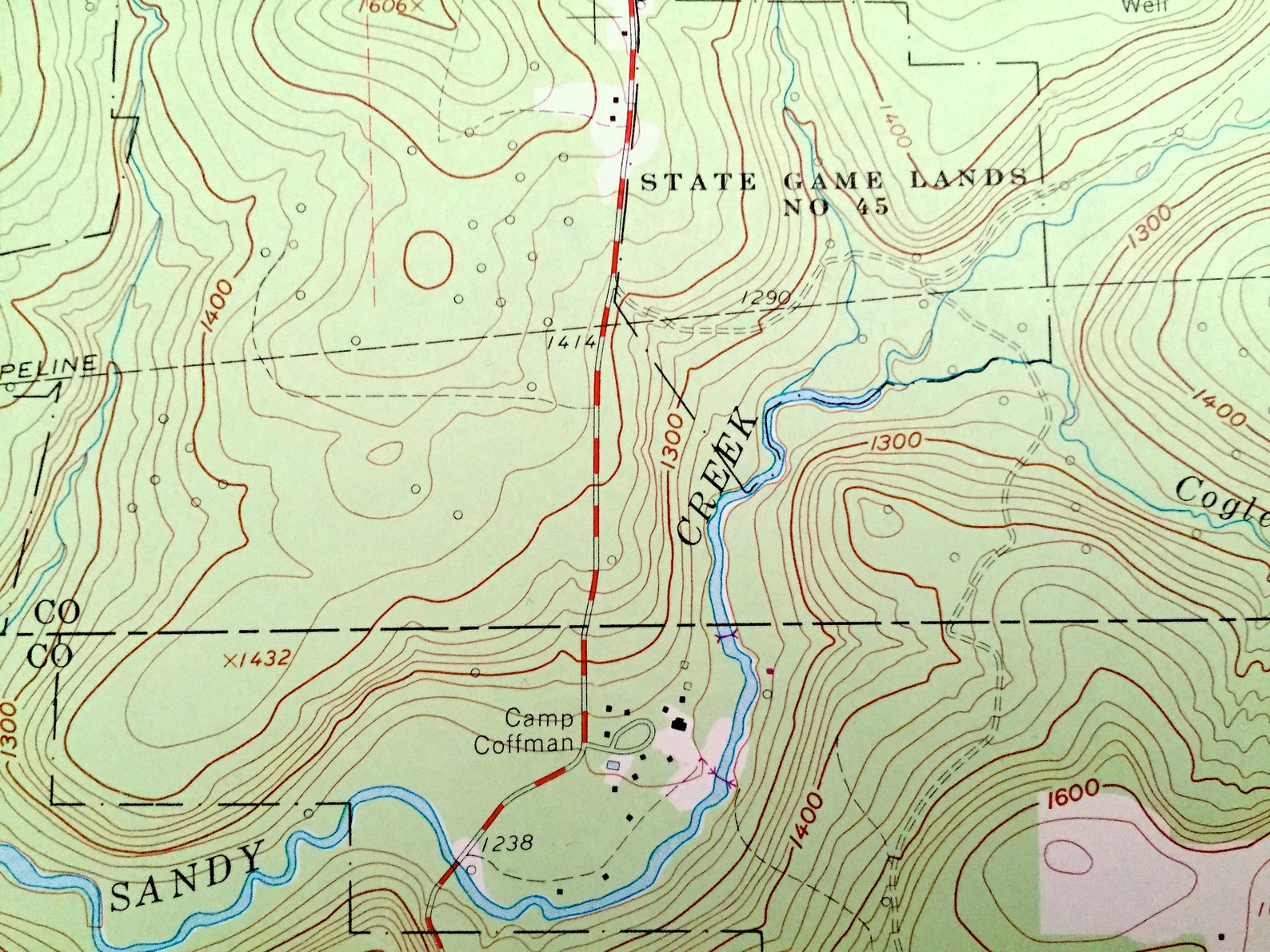 Antique Kossuth Pennsylvania 1963 US Geological Survey | Etsy