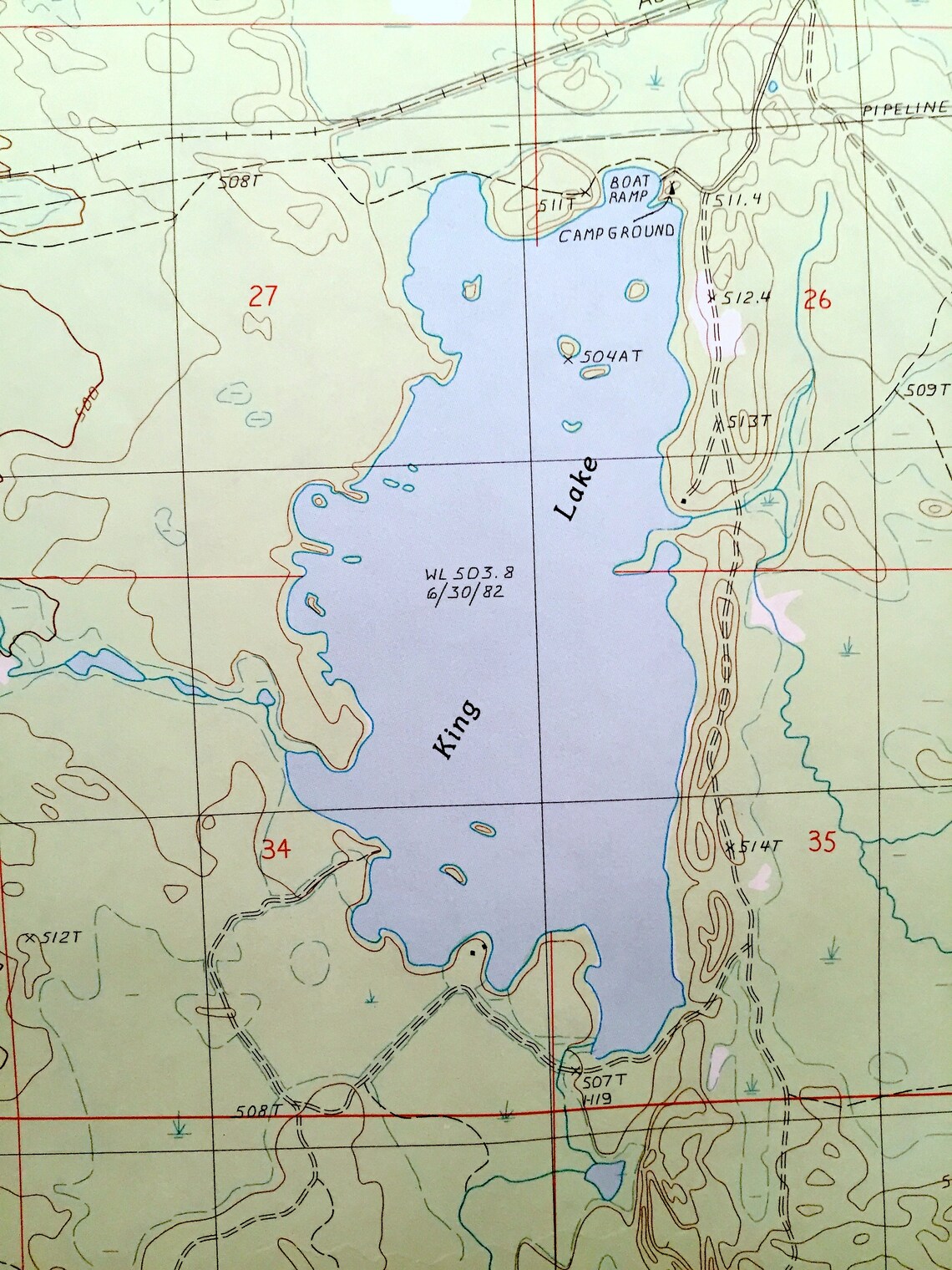 Antique Vermilac Michigan 1985 US Geological Survey | Etsy