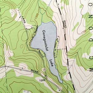 Antique Pitcher, New York 1944 US Geological Survey Topographic Map ...