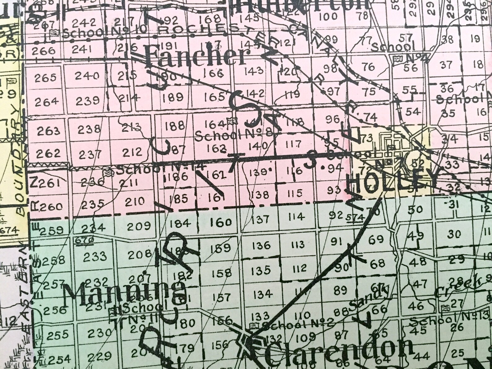 Antique Orleans County New York 1911 New Century Atlas Map | Etsy