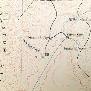 Antique Sevier Desert, Utah 1885 US Geological Survey Topographic Map ...