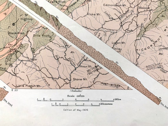 Mount Mitchell Map