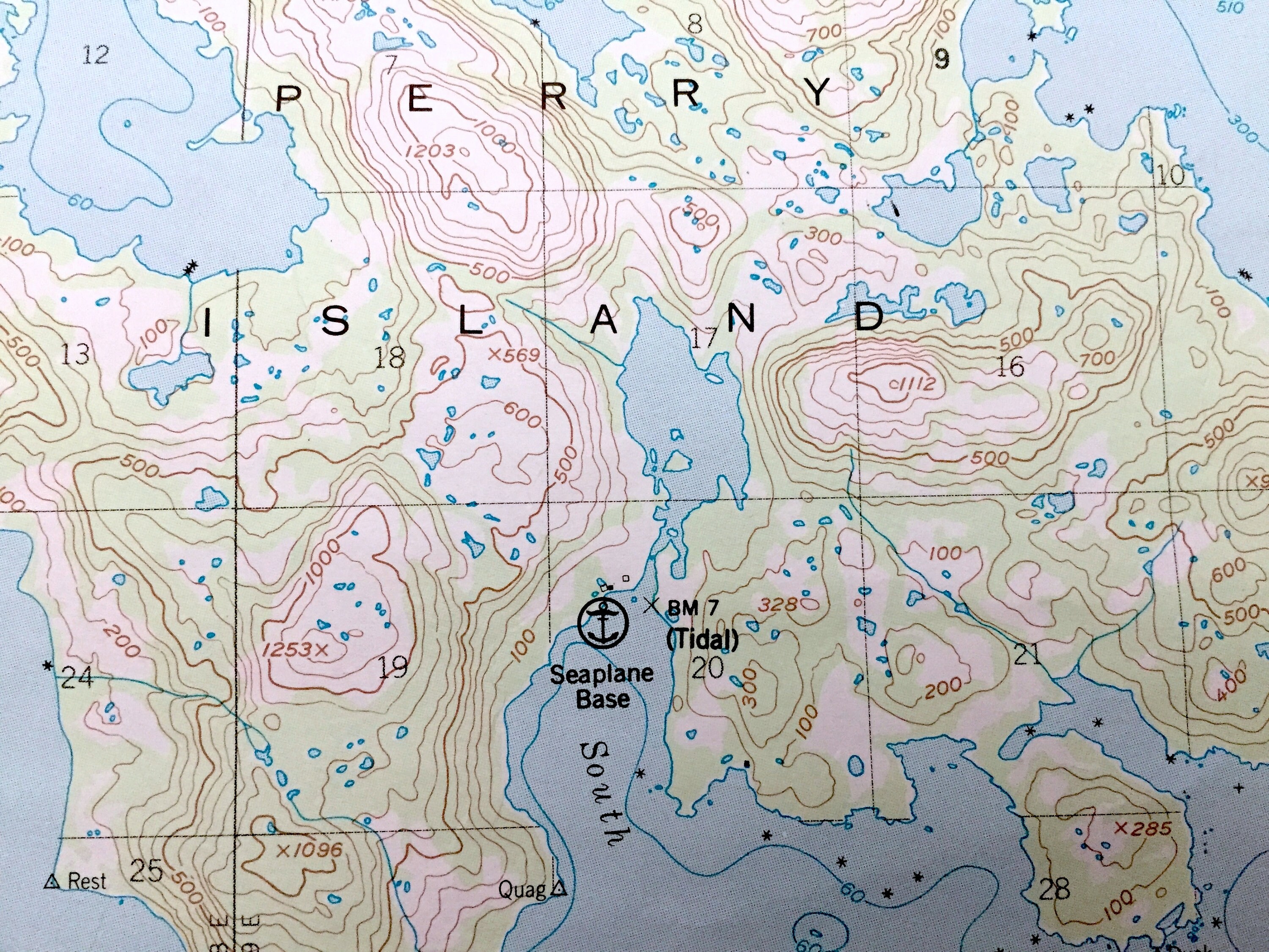 Antique Seward (C-3), Alaska 1951 US Geological Survey Topographic Map ...