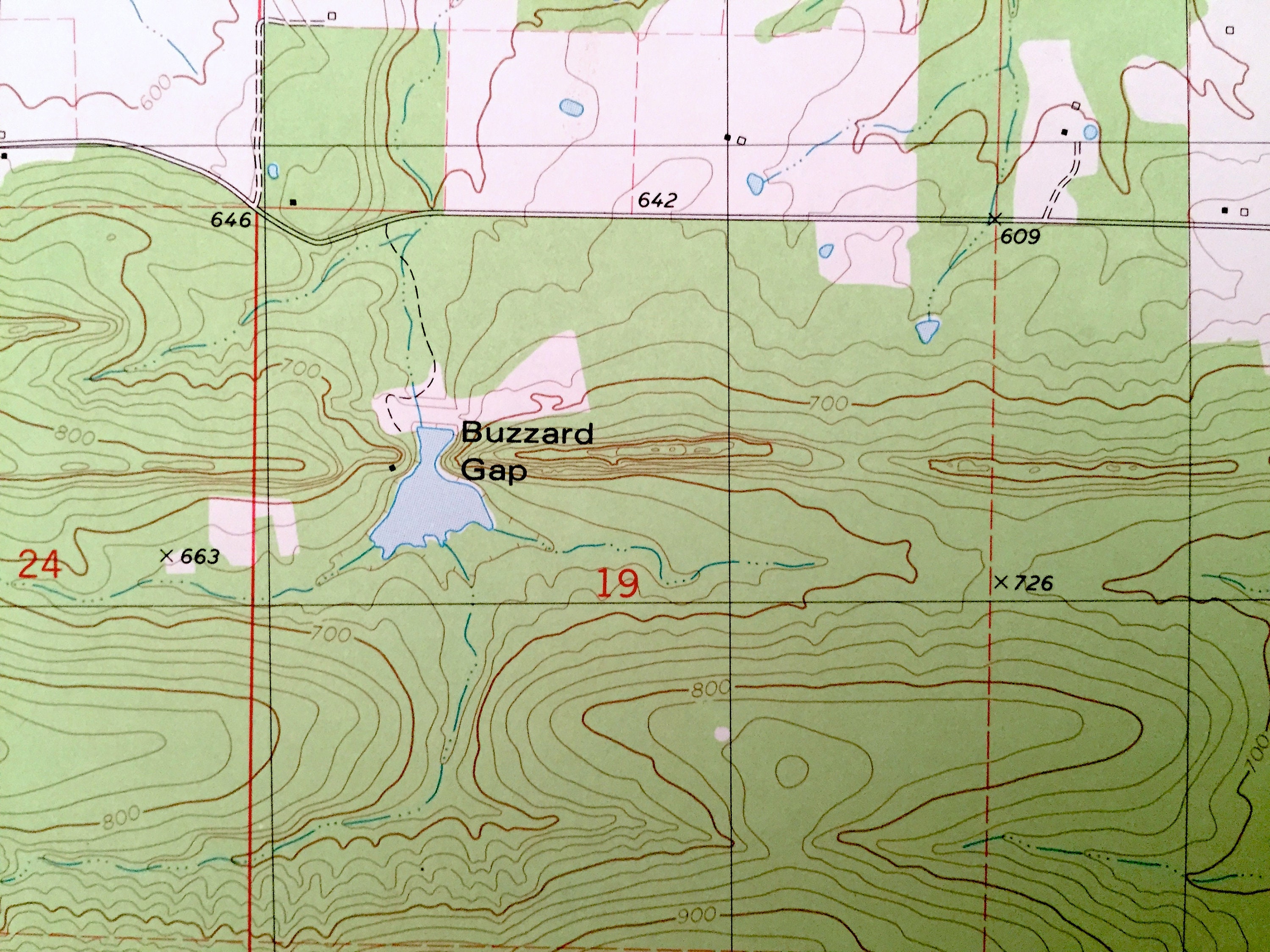 Antique Panola Oklahoma 1979 US Geological Survey Topographic | Etsy
