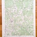 Antique Bowling Green, Virginia 1942 US Army Topographic Map — Caroline ...