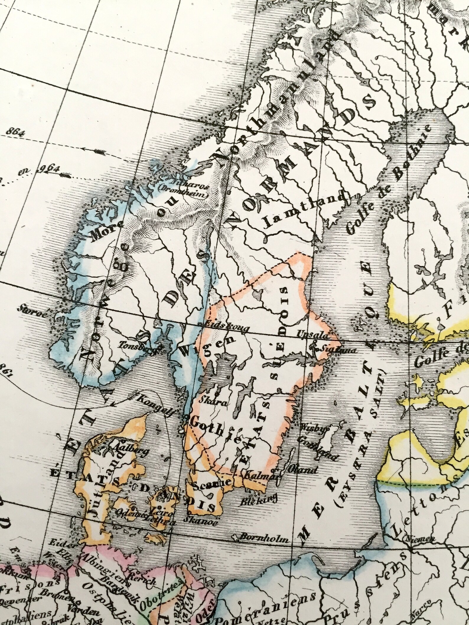 Antique 1835 Ancient Europe Map From JG Heck's Atlas | Etsy
