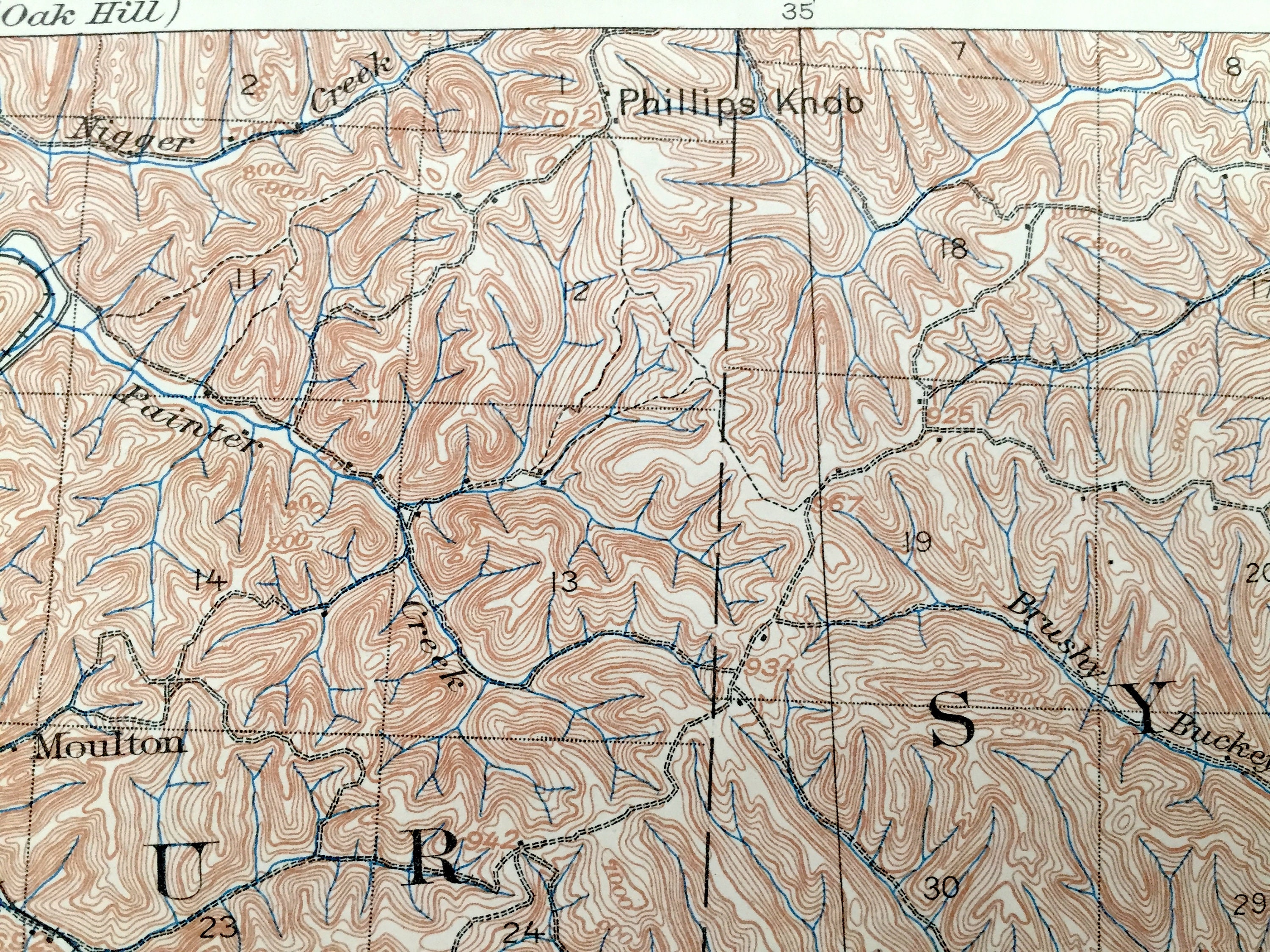 Antique Ironton Ohio 1898 US Geological Survey Topographic | Etsy