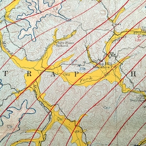 Antique Raleigh County, West Virginia 1916 Geological Survey Map – Beckley, Shady Spring, Crab ...