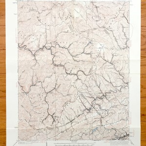 Antique Bramwell, West Virginia 1924 US Geological Survey Topographic ...
