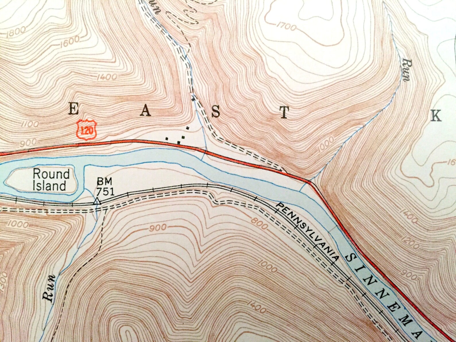 Antique Keating Pennsylvania 1948 US Geological Survey - Etsy