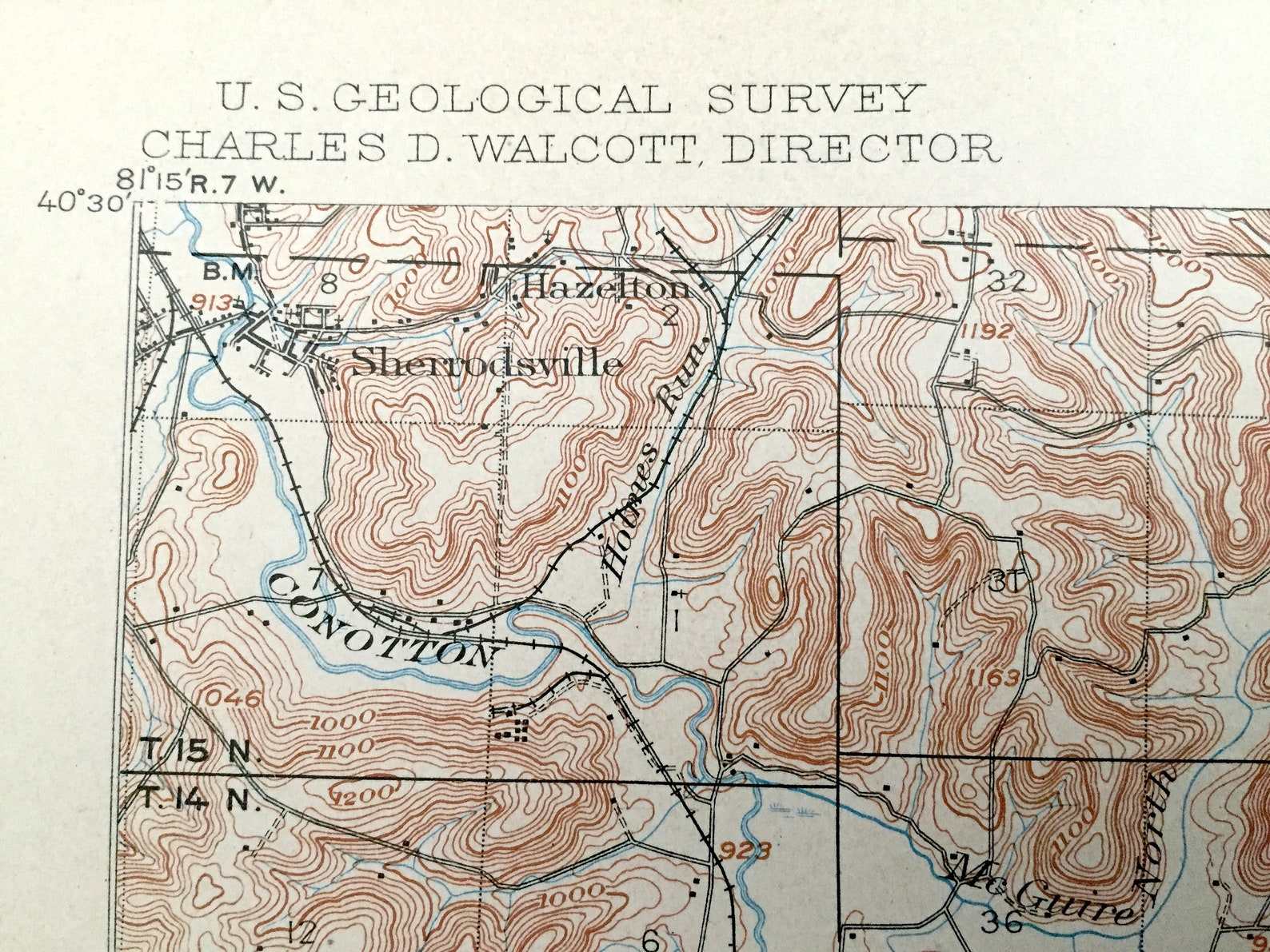 Antique Scio Ohio 1904 US Geological Survey Topographic Map - Etsy