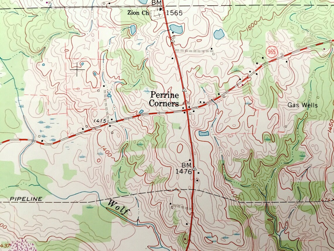 Antique Sandy Lake Pennsylvania 1960 US Geological Survey | Etsy